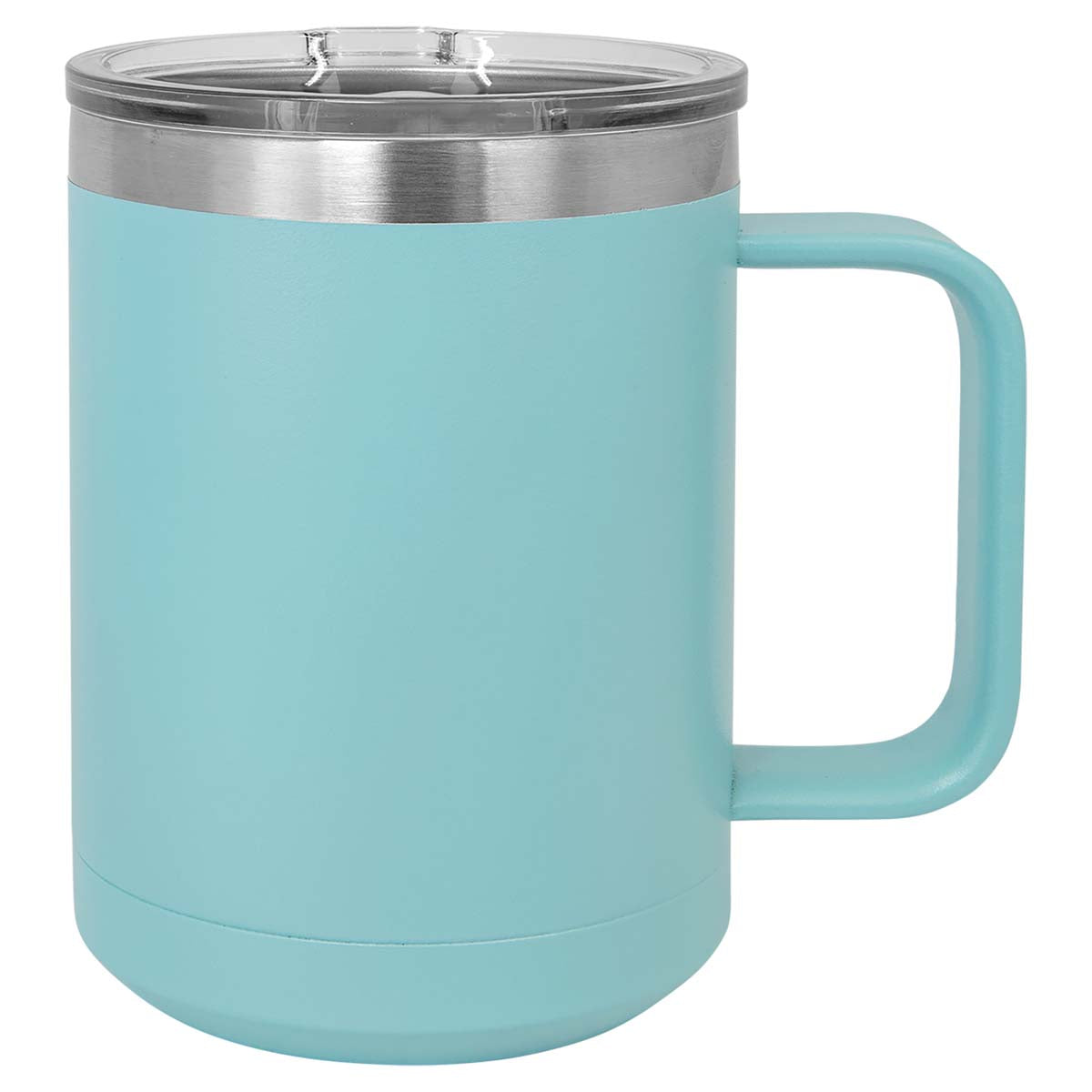 Blank 15 oz Stainless Steel Insulated Coffee Mug Powder Coated Double ...