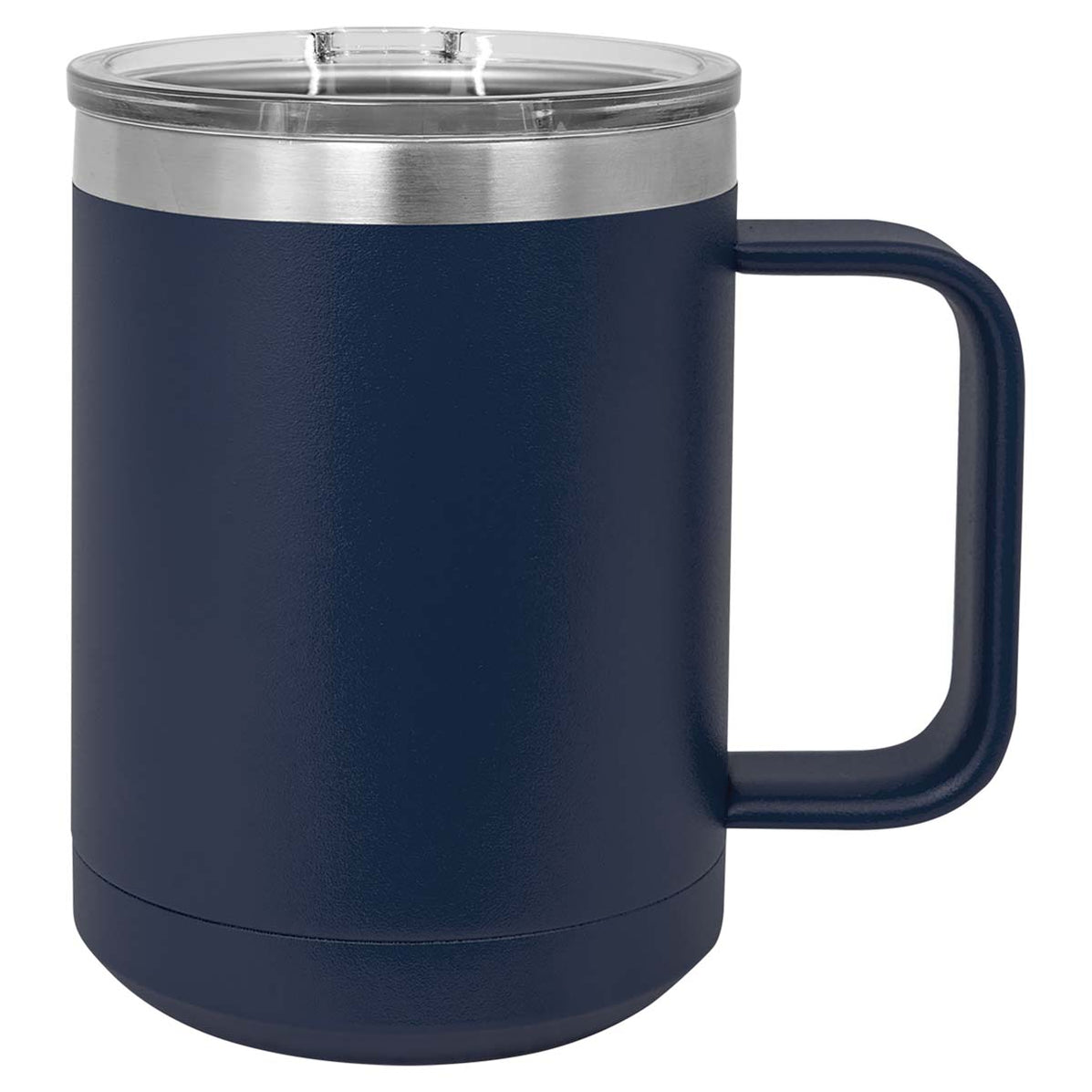 15 oz Stainless Steel Insulated Coffee Mug Powder Coated Double Wall S ...